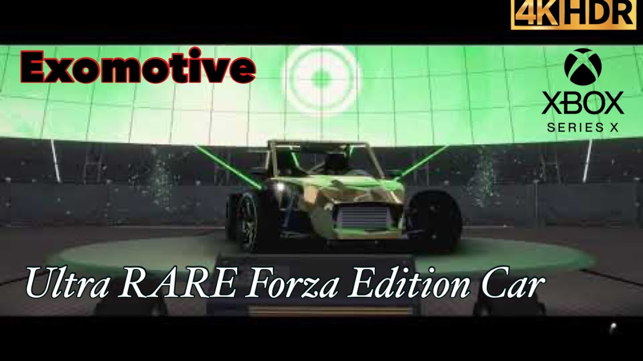 ULTRA RARE Exomotive Forza Edition Car - Forza Horizon 5 - 4K60 Racing ...