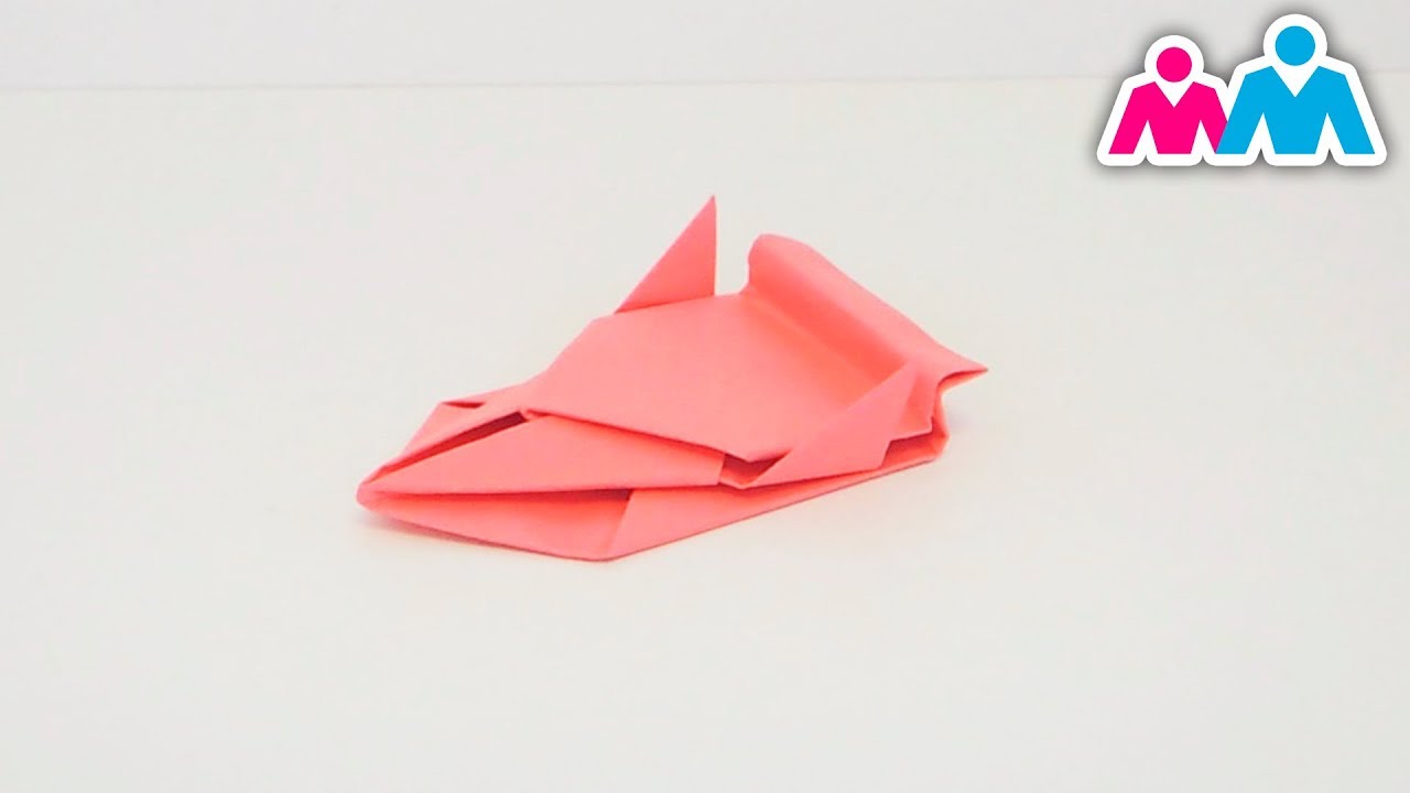 Оригами. Делаем гоночную машину. Origami. Making a race car. - YouTube