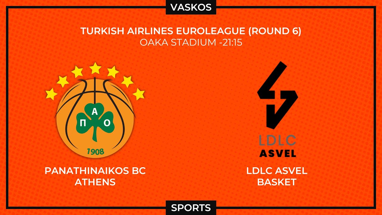 🔴 LIVE | ΠΑΝΑΘΗΝΑΪΚΟΣ AKTOR - ΒΙΛΕΡΜΠΑΝ | EUROLEAGUE | PANATHINAIKOS ...