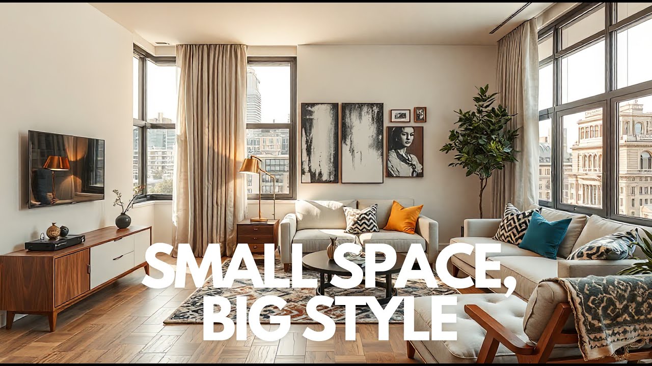 Small Space, Big Style: Creative Design Ideas for Tiny Apartments - YouTube