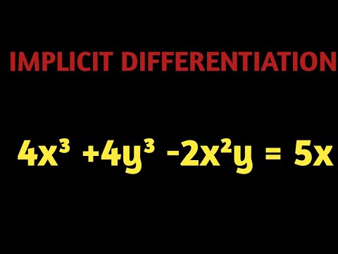 Implicit Differentiation - YouTube