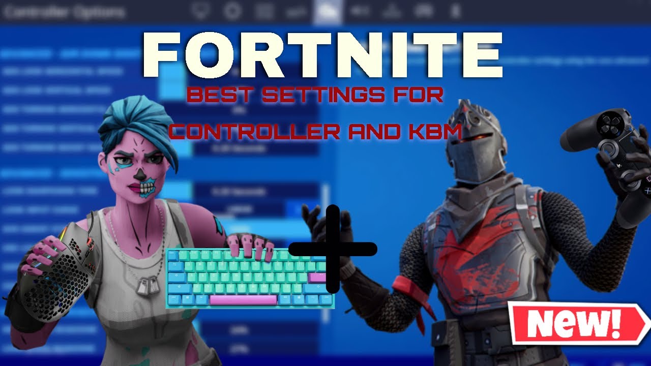New *BEST* Controller & KBM Fortnite Settings + Sens! | Look at the ...