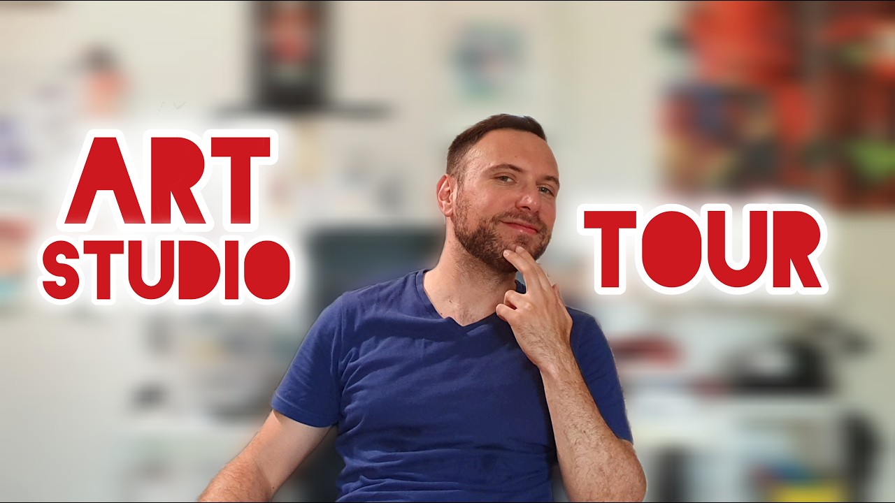 ART STUDIO TOUR: How I set up my small Home Studio + Art Supply ...