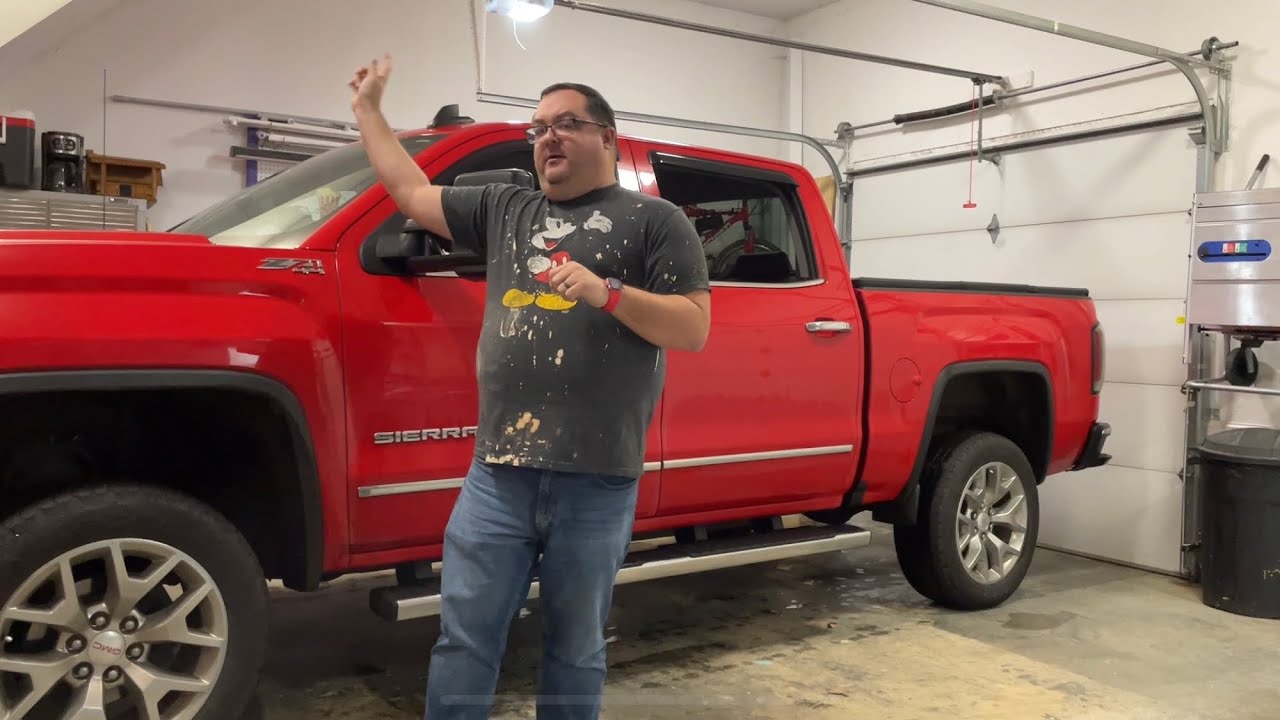 Tire Rotation 2018 GMC Sierra - YouTube