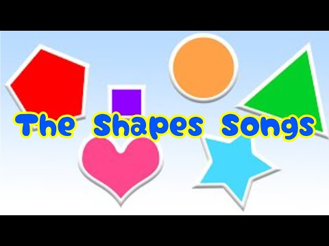The Shapes Songs for Kids | Nursery Rhymes | Cartoons for Kids - YouTube