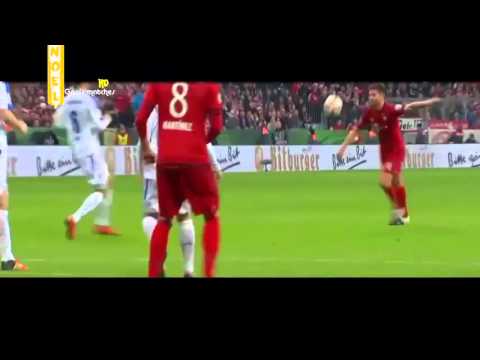 Xabi Alonso Amazing Goal - Bayern Munich vs SV Darmstadt 1-0 ( DFB-POKAL 2015 )