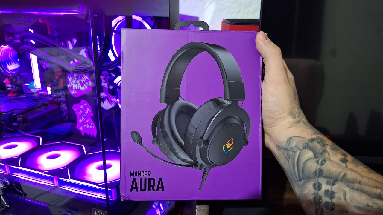 HEADSET GAMER (MANCER AURA) MELHOR CUSTO !!! - YouTube