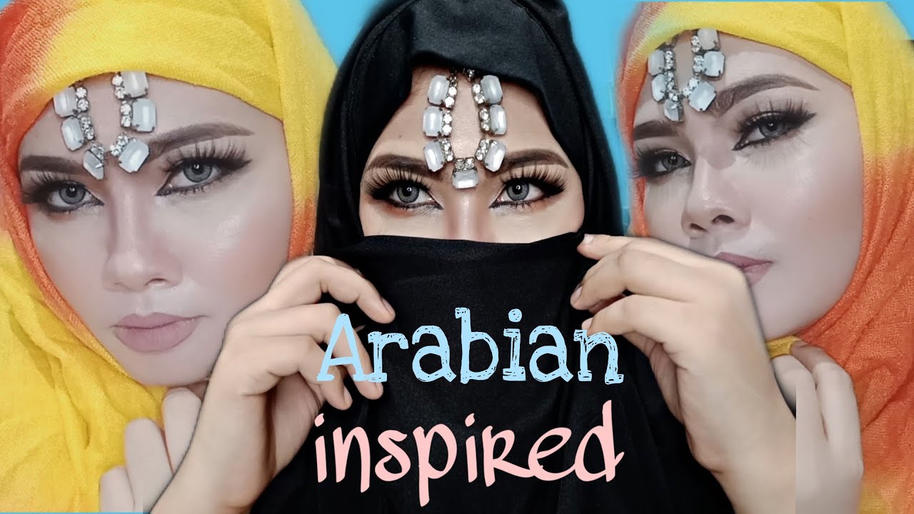 Arabian inspired makeup tutorial - YouTube