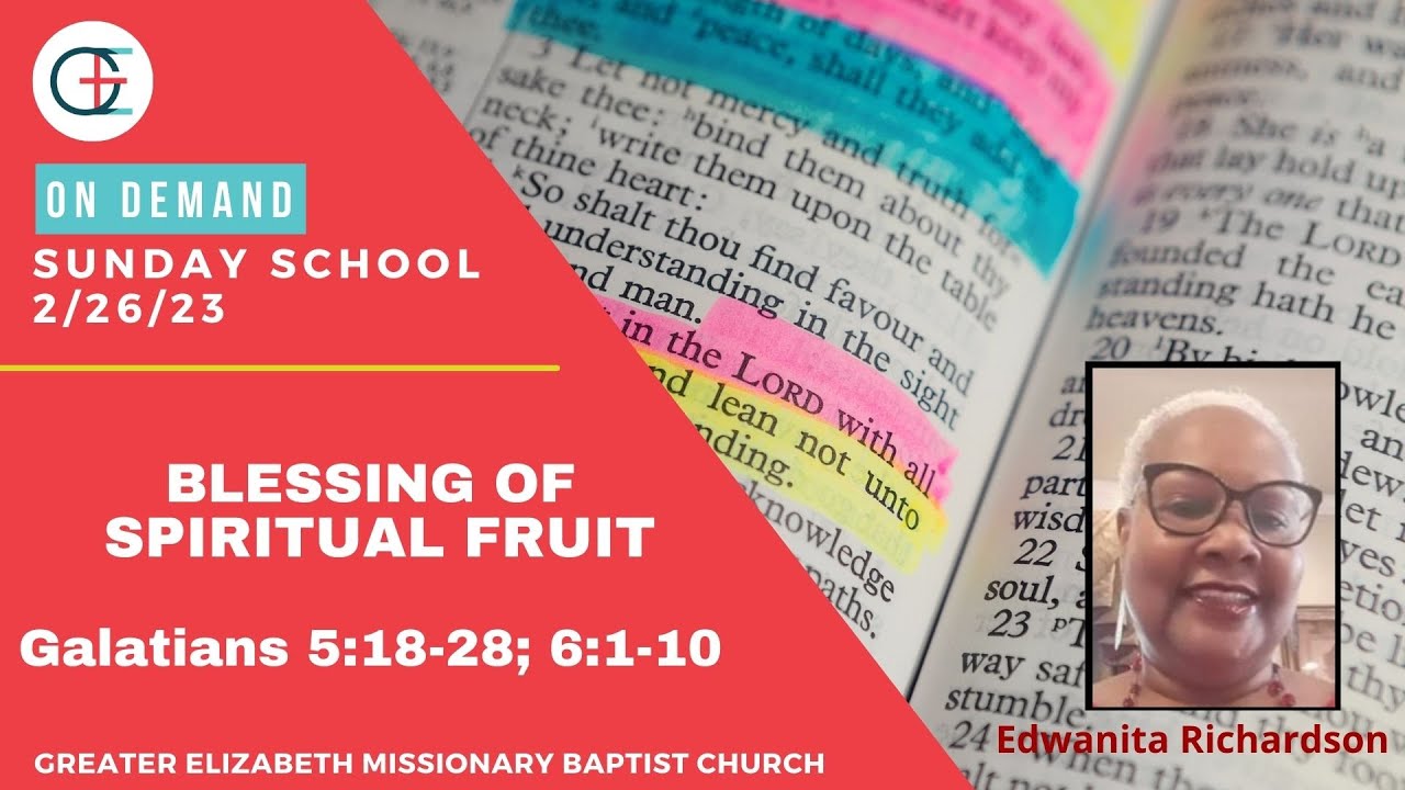 BLESSING OF SPIRITUAL FRUIT - YouTube