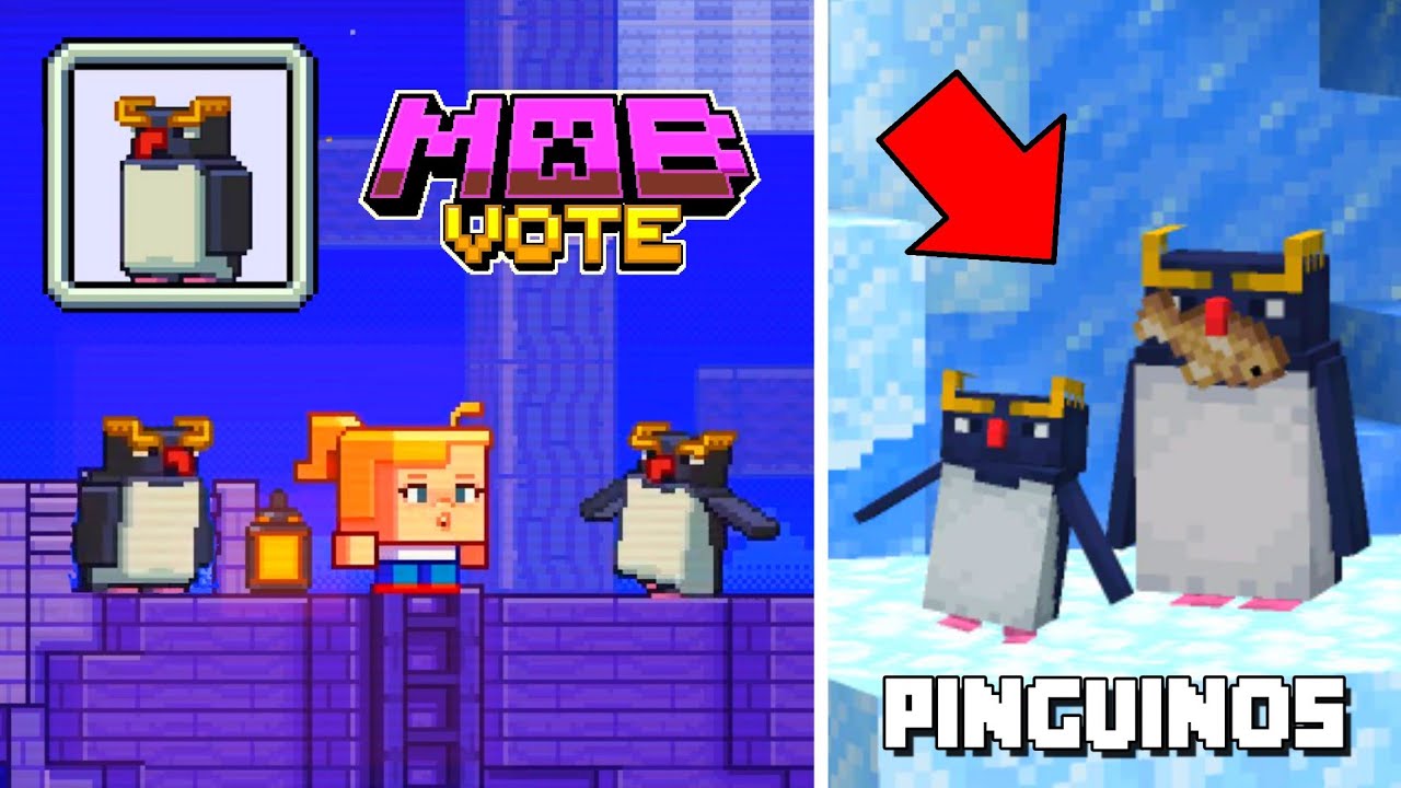 NUEVO PINGÜINO MINECRAFT 1.21 - TODO Sobre El PINGÜINO Minecraft Mob ...