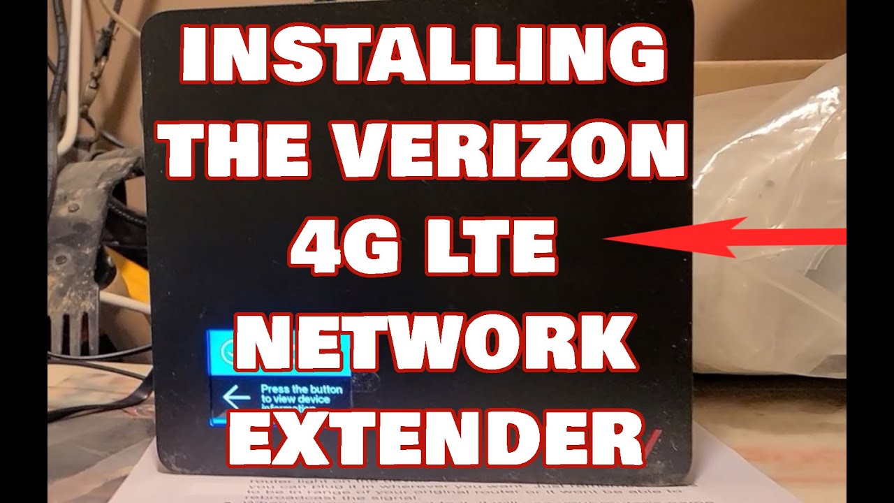 Installing My Verizon Wireless 4G LTE Nework Extender YouTube Installing My Verizon Wireless 4G LTE Nework Extender YouTube