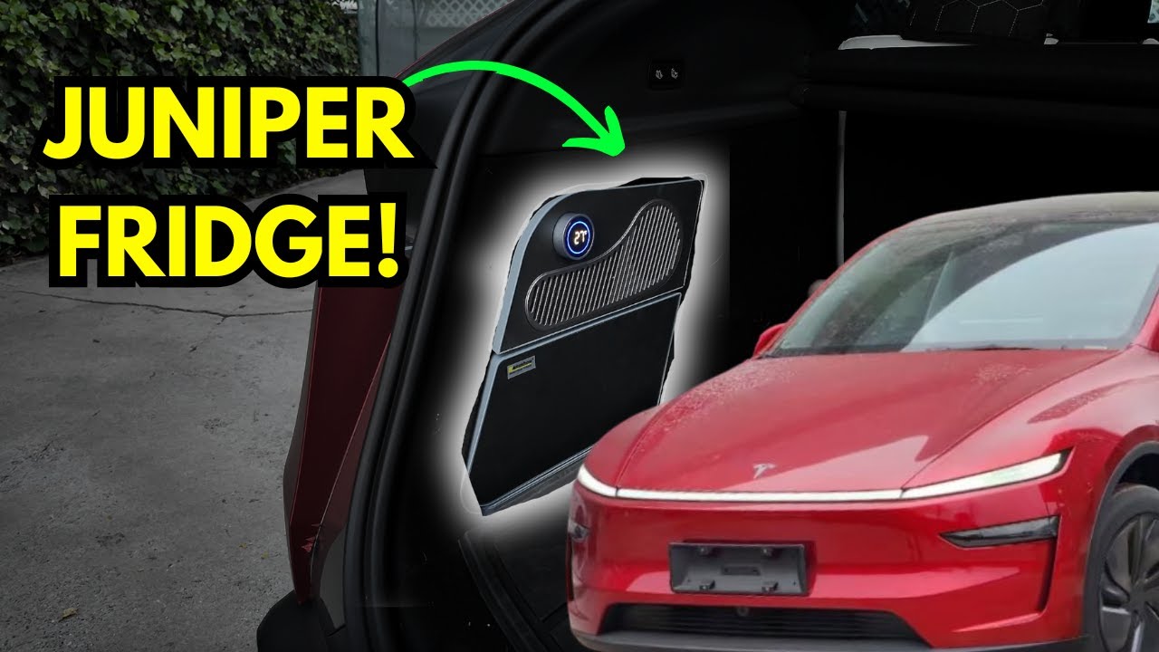I Put a Fridge in My Tesla Model Y – Ultimate Road Trip Mod - YouTube