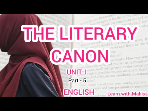 CORE 1 | UNIT 1 | Literary Canon | part-5 #literature #english - YouTube