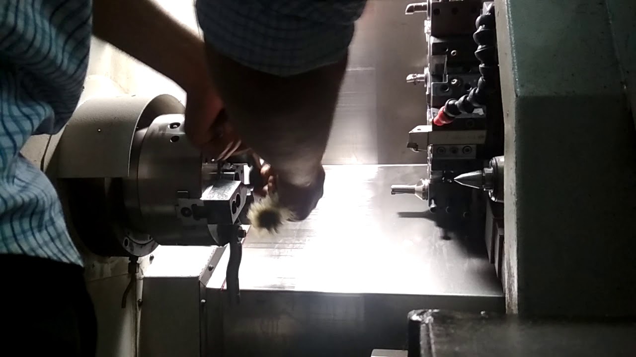 CNC machining part 2 in LOKESH CNC LATHE - YouTube