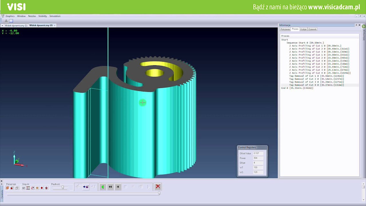 Wycinanie drutowe EDM w VISI PEPS Wire - YouTube