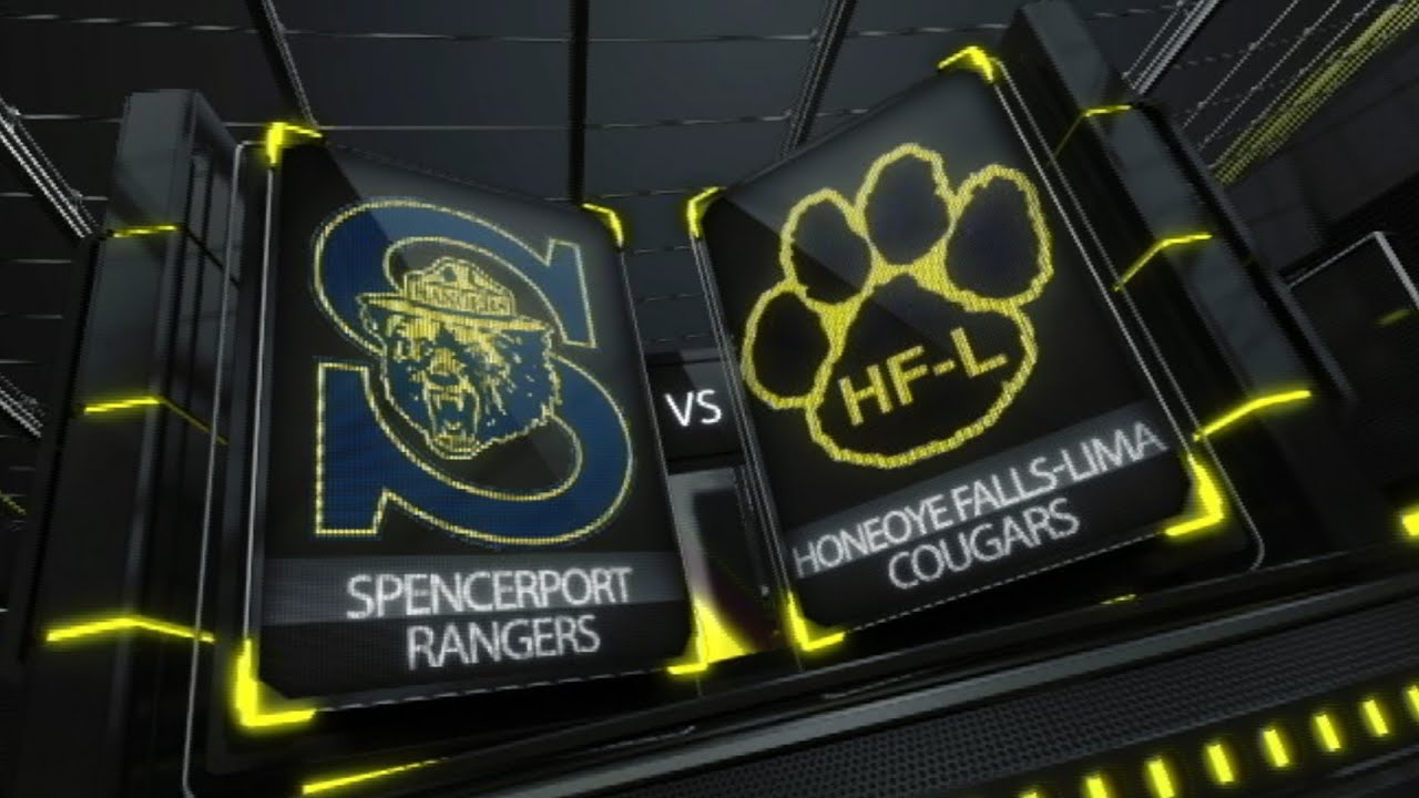 Varsity Boys Basketball: Spencerport Rangers @ HF-L Cougars - YouTube