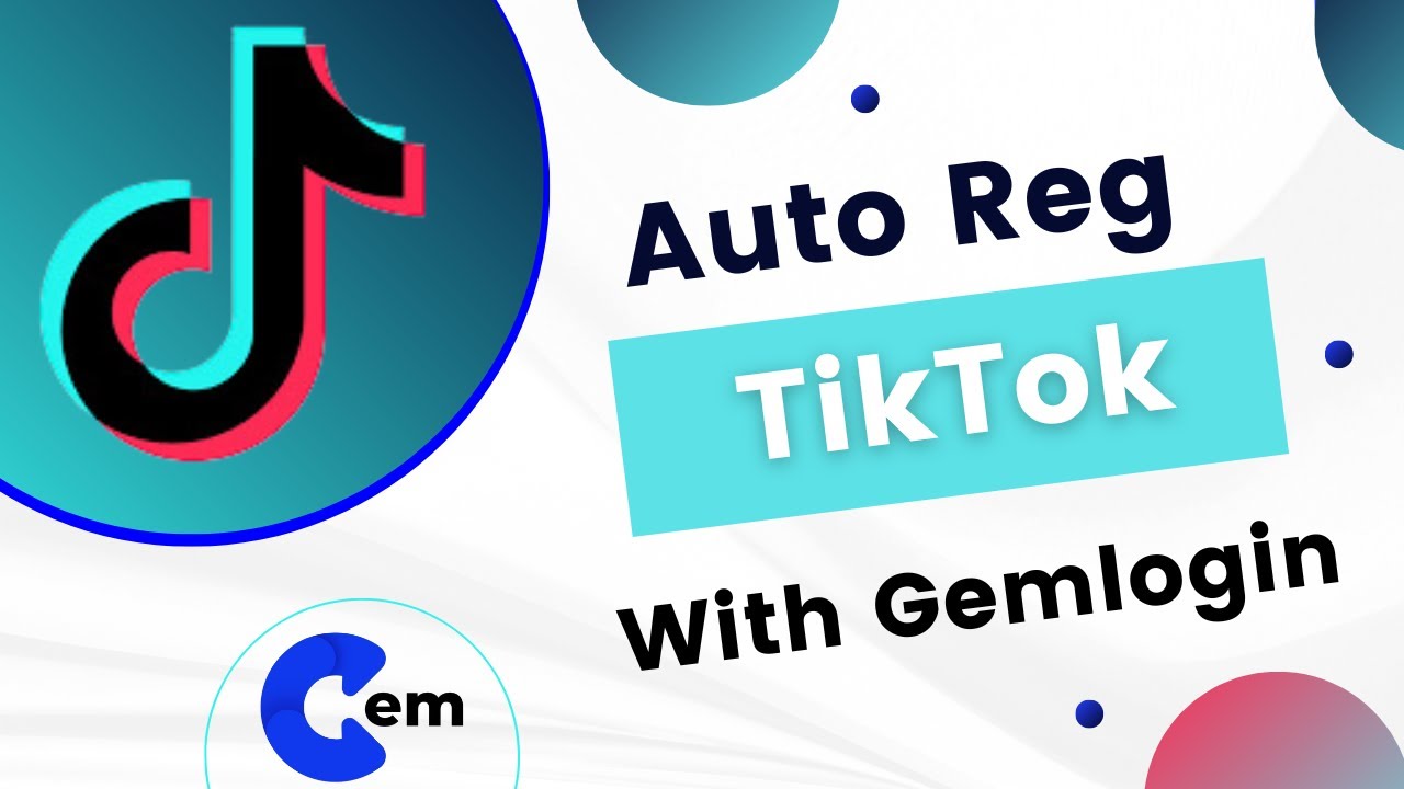 Reg Tiktok hàng loạt | Gemlogin - YouTube