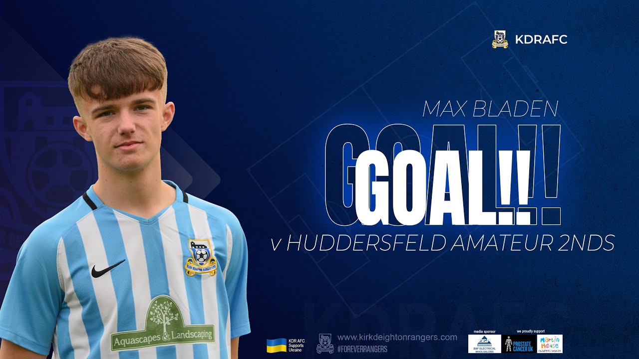 Max Bladen Goal (1) v Huddersfield Amateur 2nds - YouTube