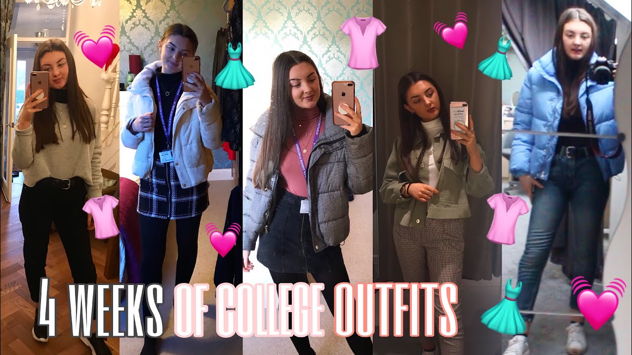 outfit ideas | sixth form/college - YouTube