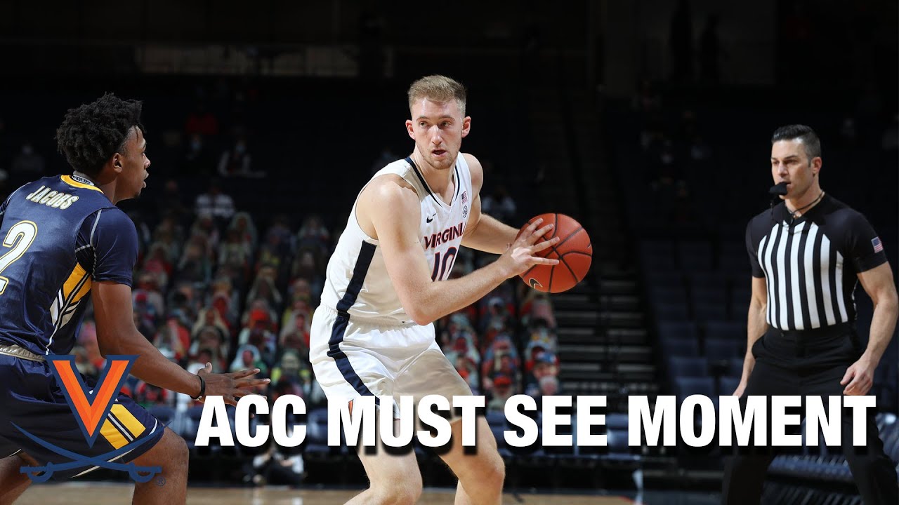 Virginia's Sam Hauser Drill Big 3 In Overtime - YouTube