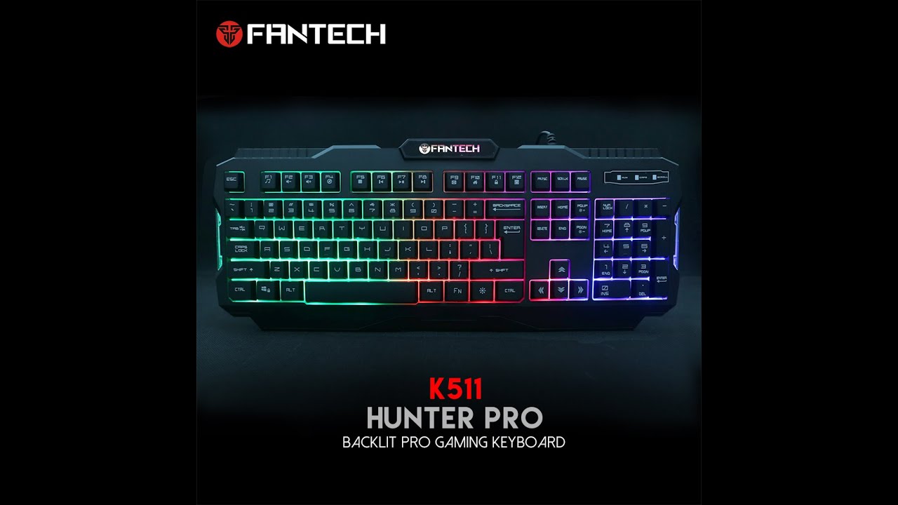 HUNTER PRO K511 RGB - YouTube