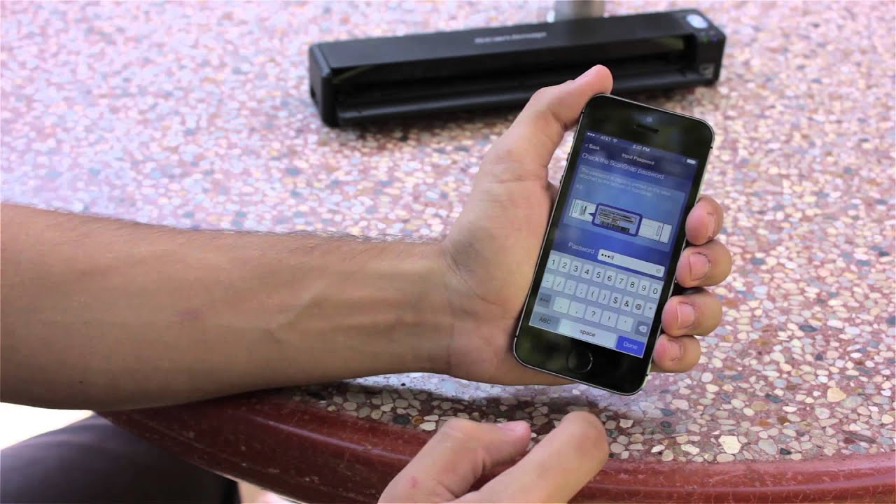 ScanSnap iX100 – How to Use Direct Connect Mode - YouTube