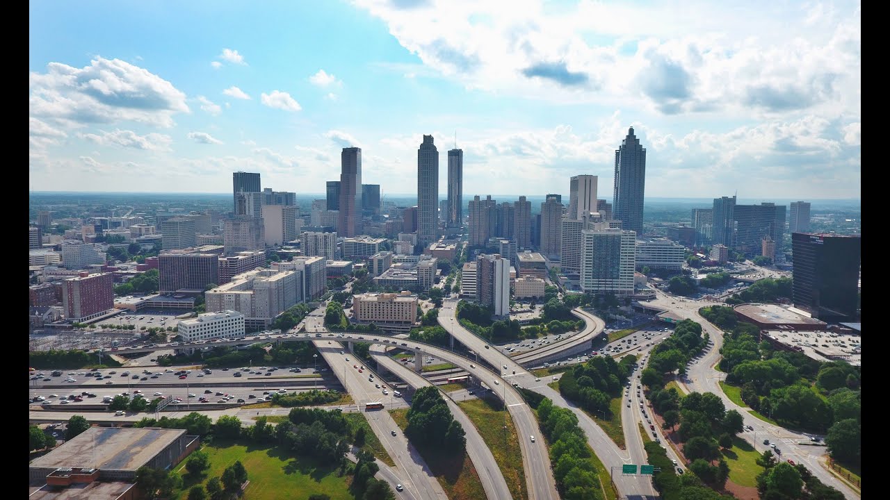 Best drone shots of Atlanta - DJI Phantom 4 - YouTube
