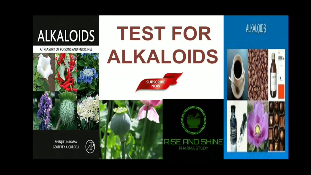 TEST FOR ALKALOIDS-PART - 1 GPAT - YouTube