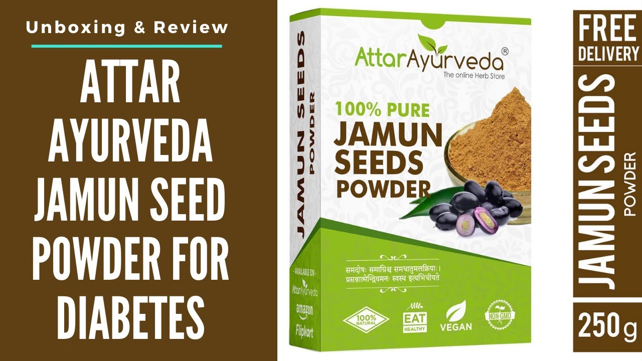 Attar Ayurveda Jamun Seed Powder is best product for Diabetes Patients ...