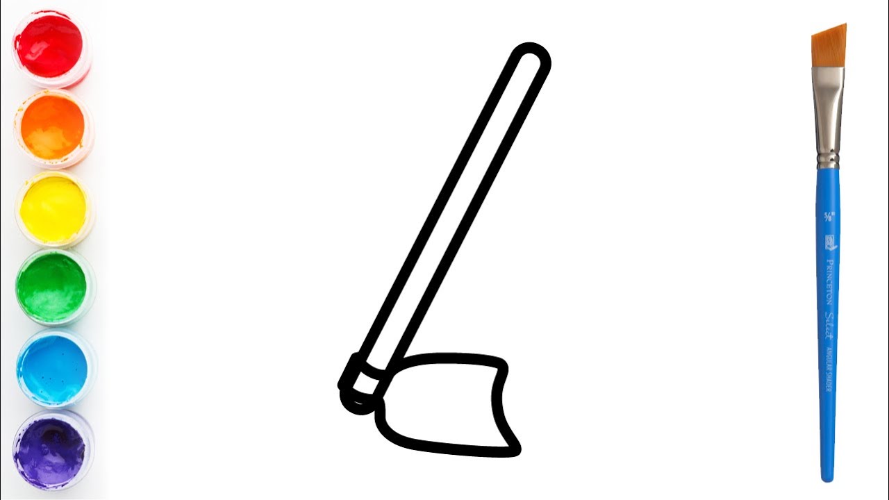 Hoe Drawing And Painting For Kids And Toddlers | Learn To Draw Hoe ...