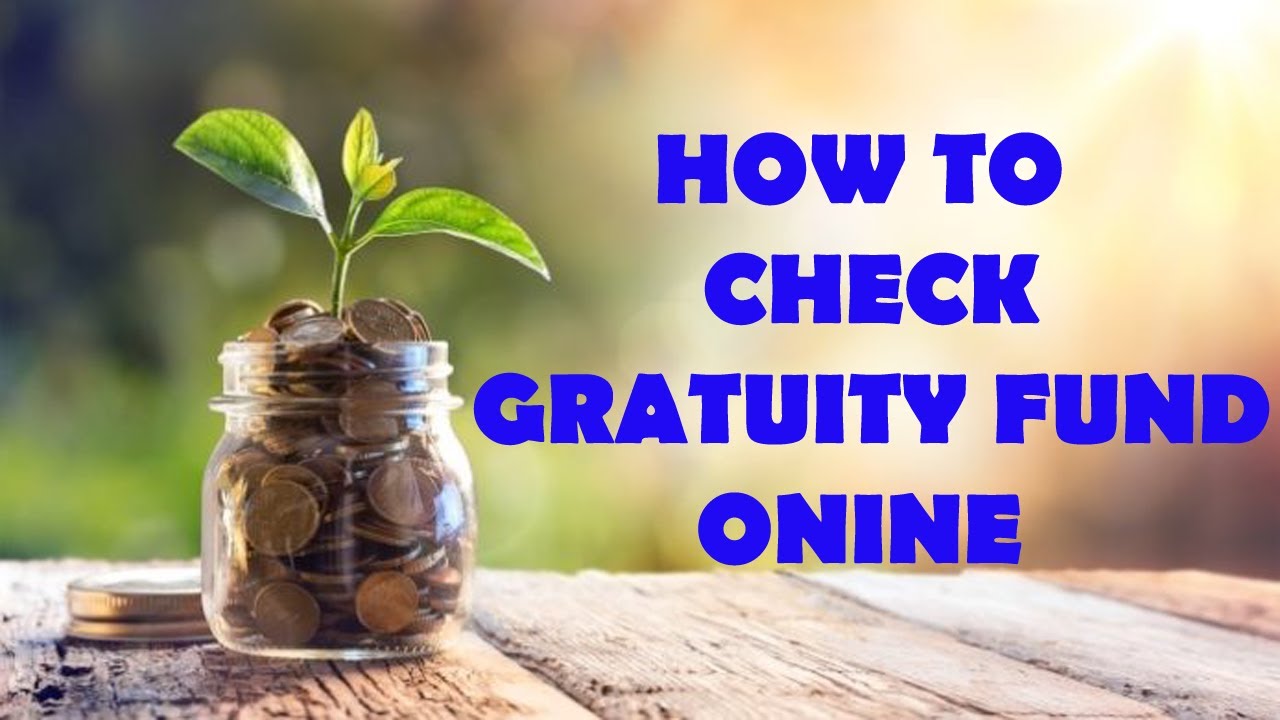 GRATUITY FUND BALANCE CHECK | Gratuity fund balance online kaise check ...