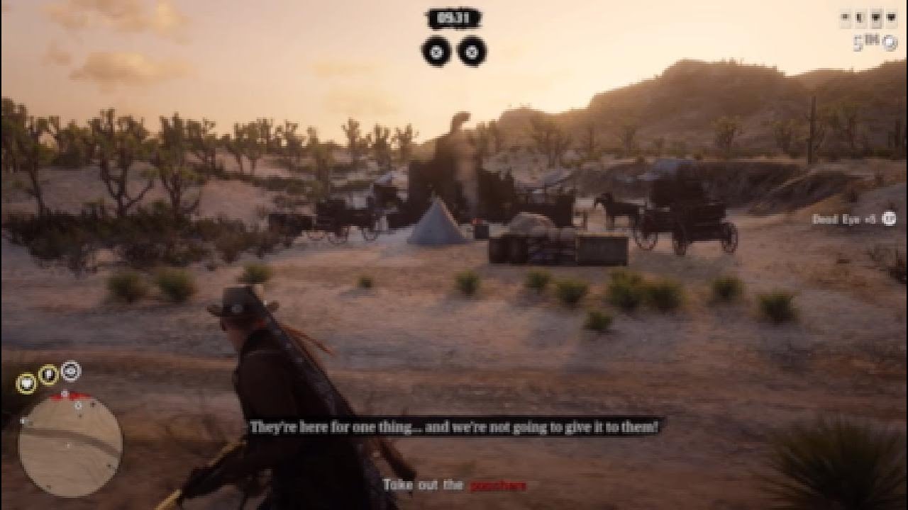 Rdr2 free roam missions - YouTube