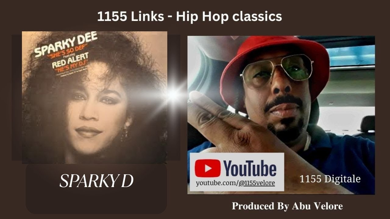 HIP HOP SALUTES - SPARKY D - YouTube