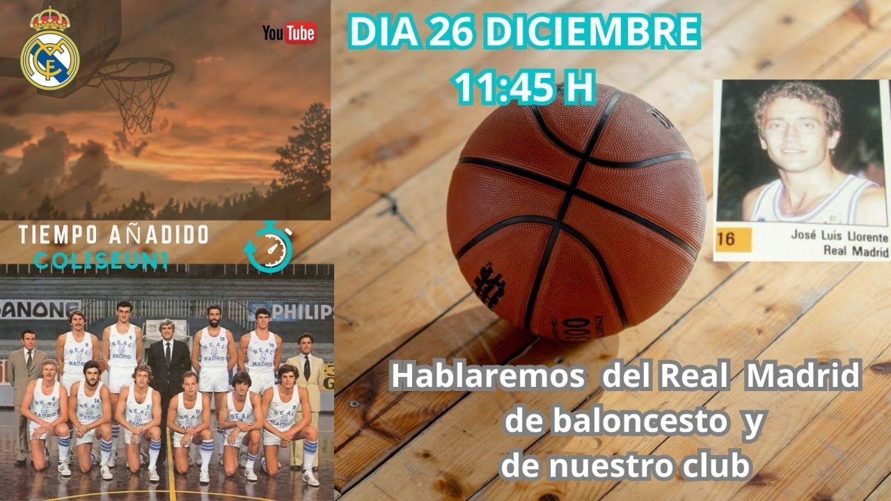 Nos visita JOSE LUIS LLORENTE ex jugador del Real Madrid de Baloncesto ...