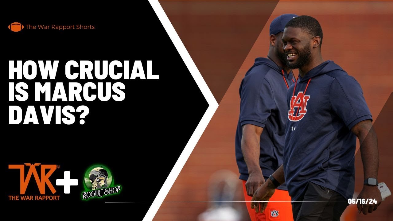 How crucial is Marcus Davis to Auburn's future success? - YouTube
