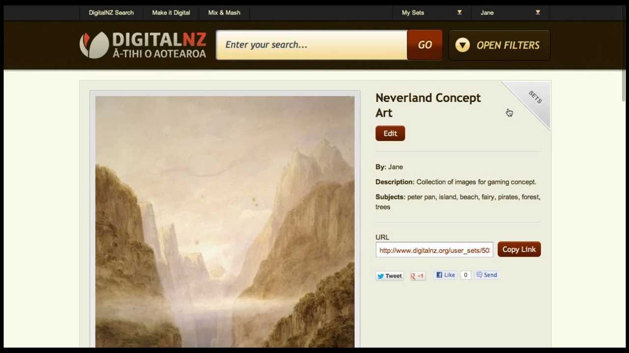 How to make DigitalNZ sets - YouTube