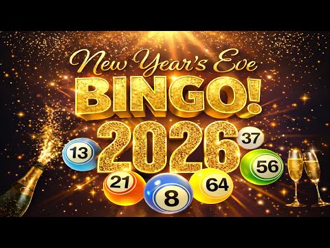 New Year’s Eve Bingo LIVE 🎆 $26K Hot Ball | $5K Games