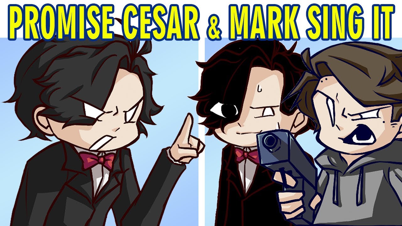 Friday Night Funkin VS Promise but Cesar and Mark sing it x One Shot ...