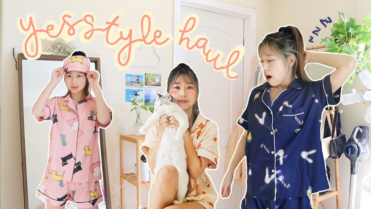 y'all are sleeping on yesstyle pjs┏(°.°)┛| yesstyle haul & giveaway ...