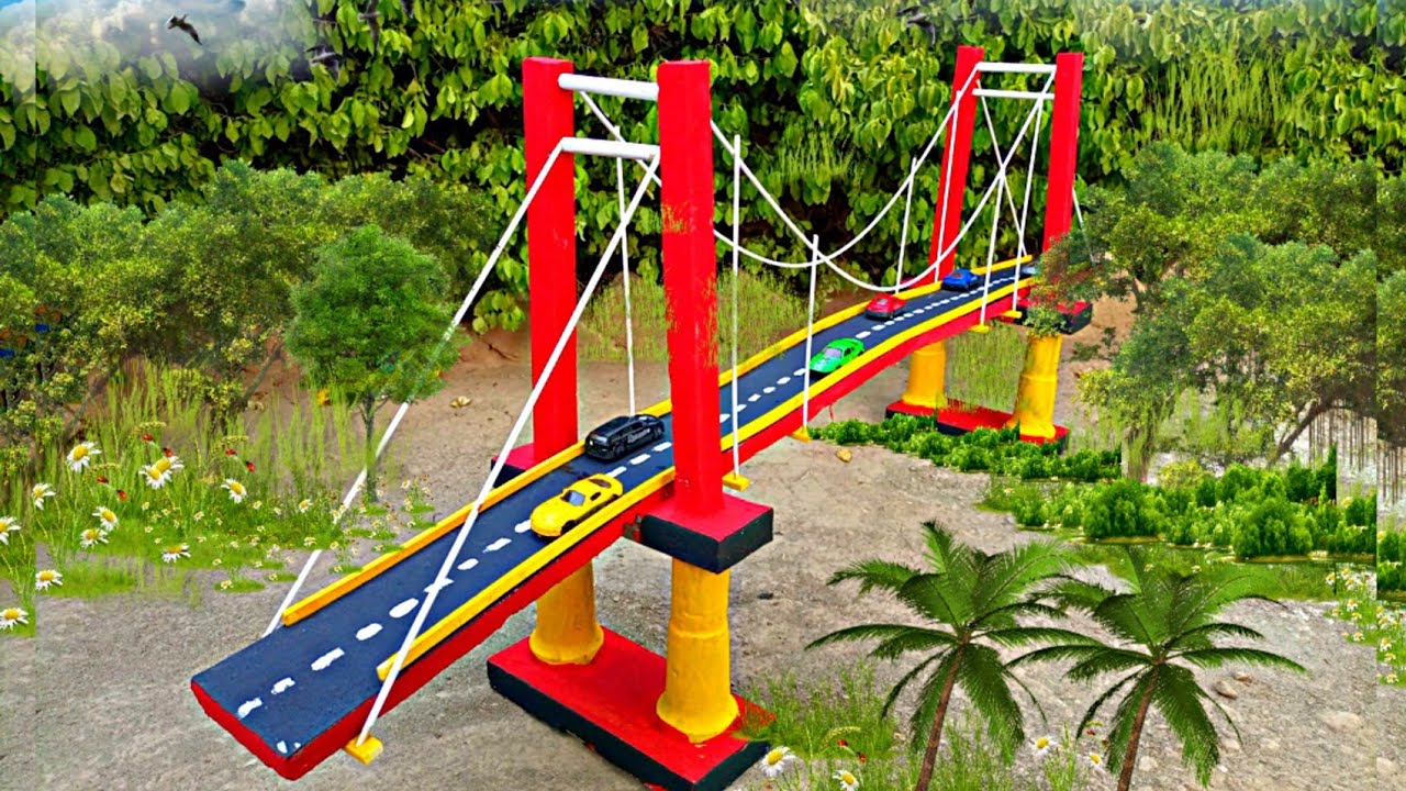 mini bridge construction | under 20 dollar | concrete bridge | # ...