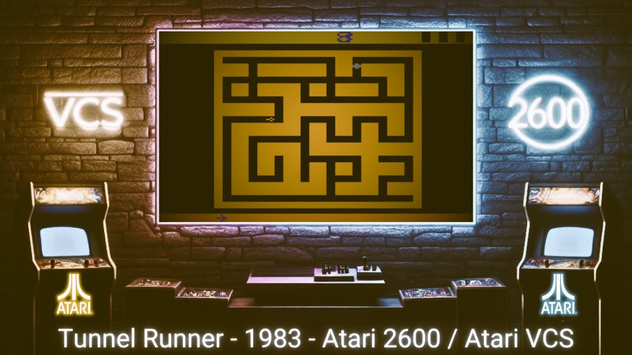 Tunnel Runner - 1983 - Atari 2600 ( Atari VCS ) - YouTube