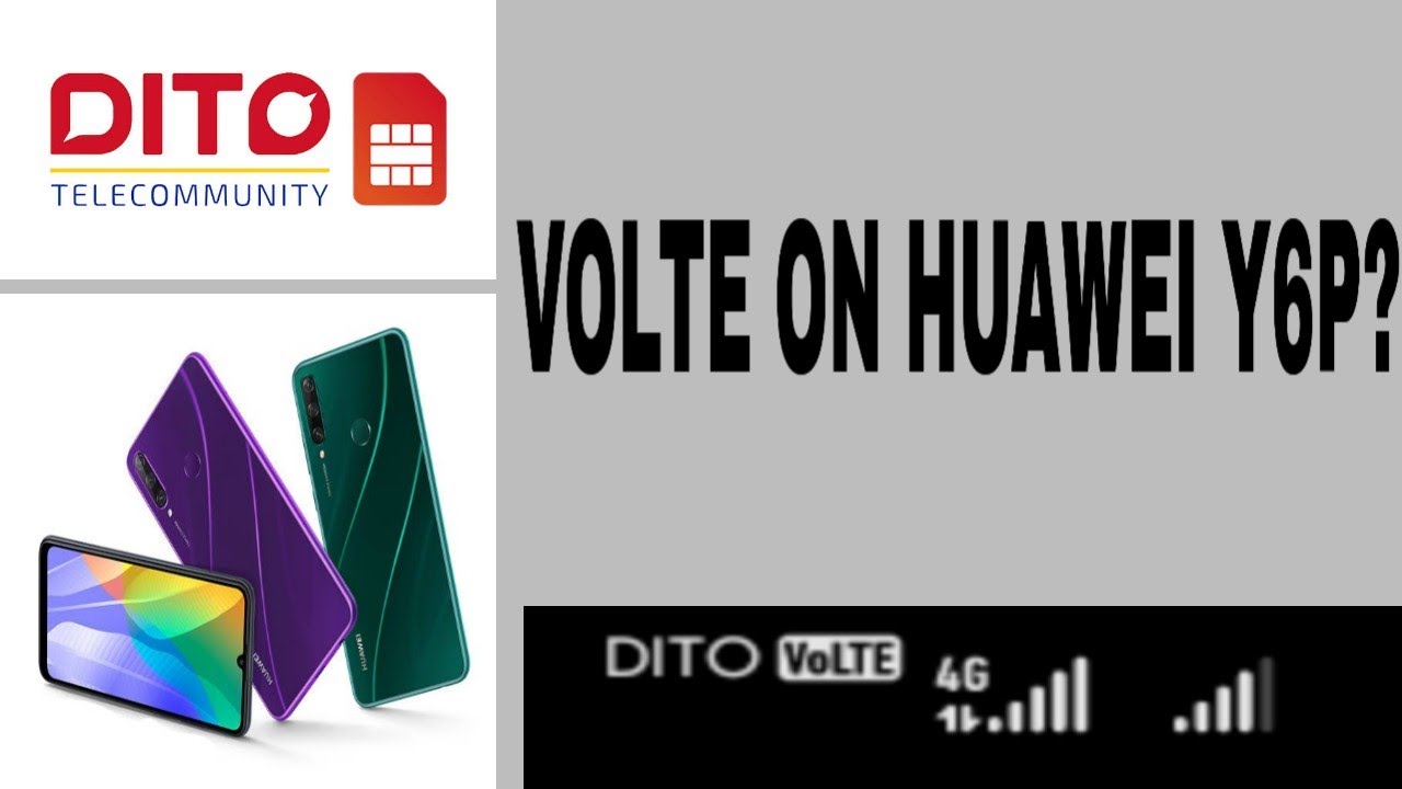HOW TO ENABLE VOLTE ON HUAWEI Y6P | DITO TELECOM VOLTE - YouTube