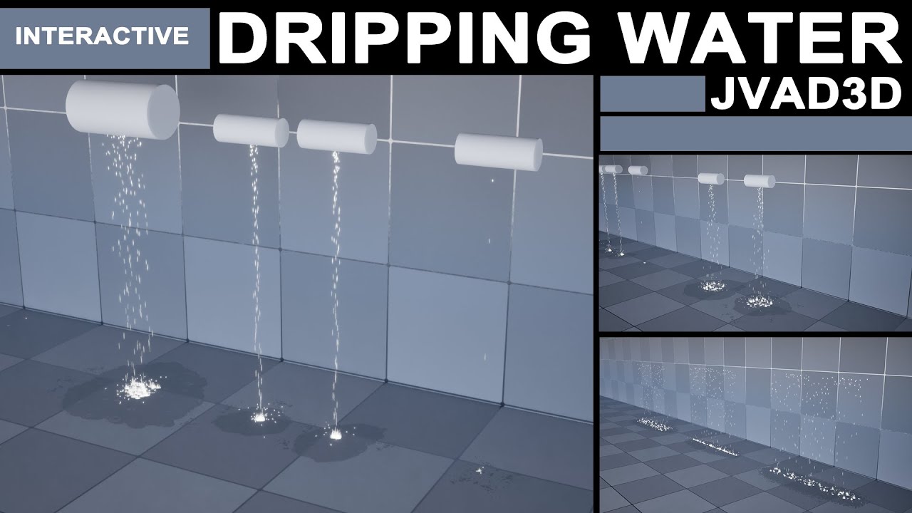 Interactive Dripping Water UE5 - YouTube