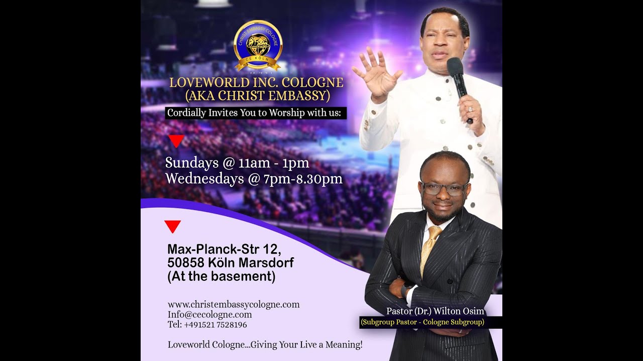 Christ Embassy Cologne Service - YouTube