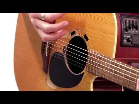 Beginner Strumming Pattern 1 - Rock Strum Guitar Lesson - YouTube