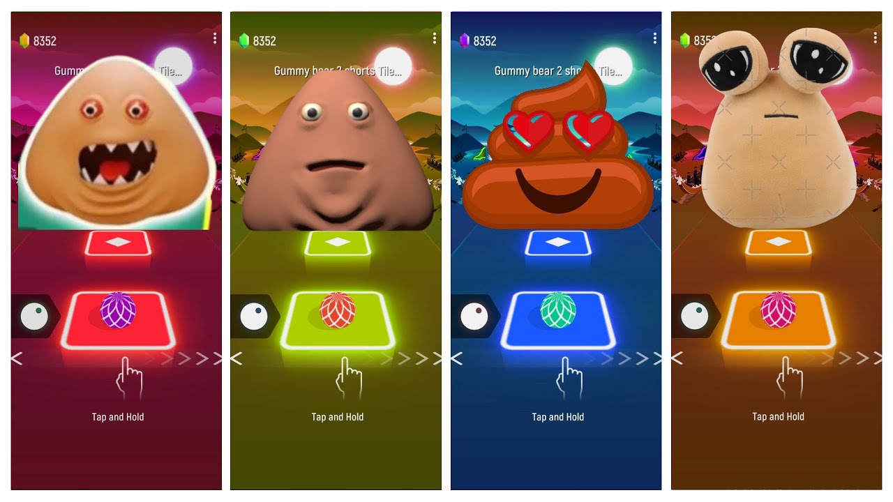 Pou Songs 🆚 Pou Collection 🆚 Pou Revenge 🆚 Poulina Tiles Hop EDM Rush 🎶 ...