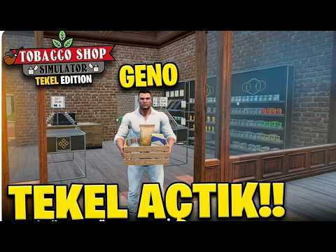 GENO İLE TEKEL AÇTIK! | TOBACCO SHOP SIMULATOR | WOZY