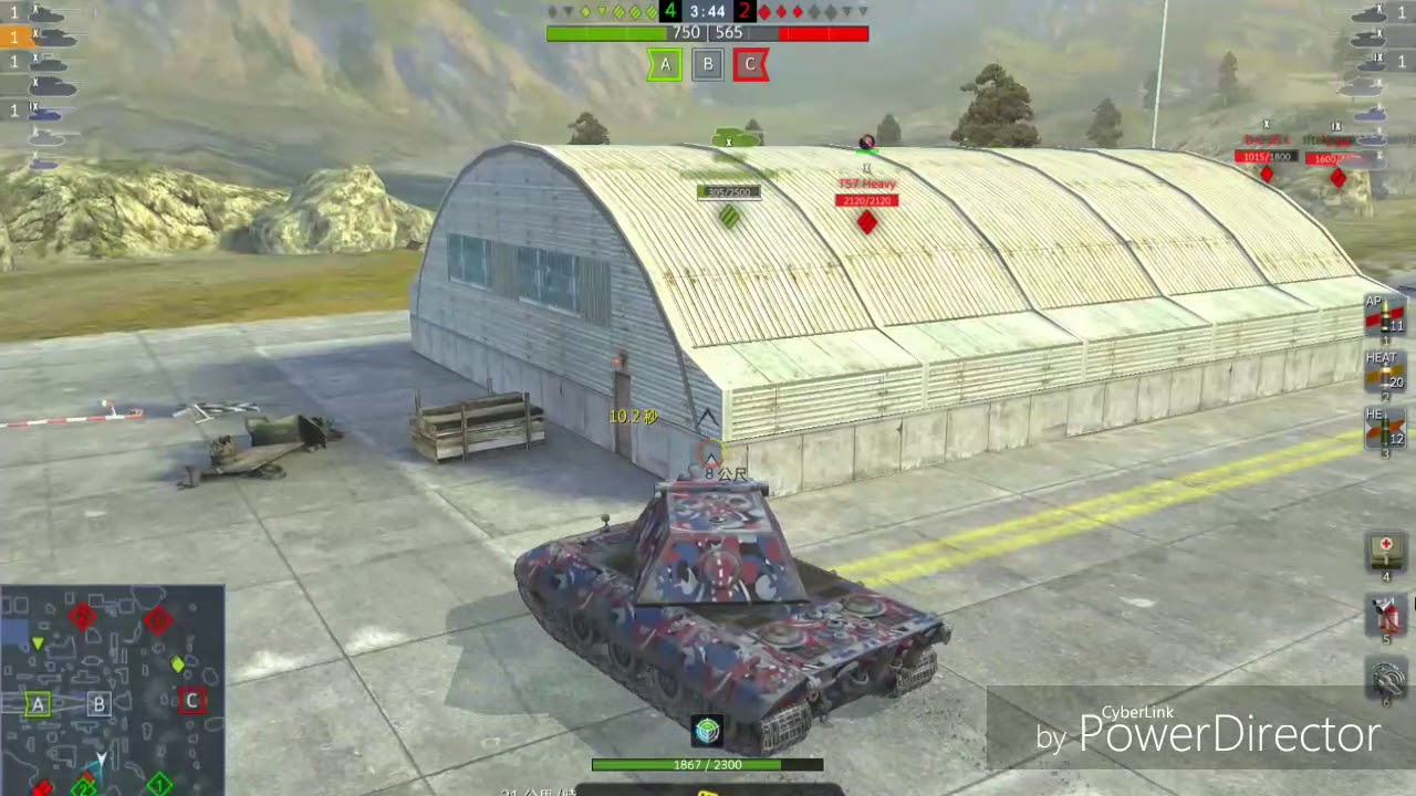 WOTB//E100[M]//5100 Dmg - YouTube