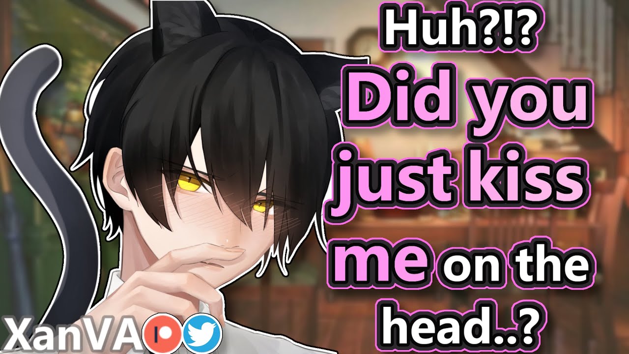 Sweet Catboy Cheers You Up After Work🐈(ASMR M4F)(Soft Spoken)(Cuddling ...