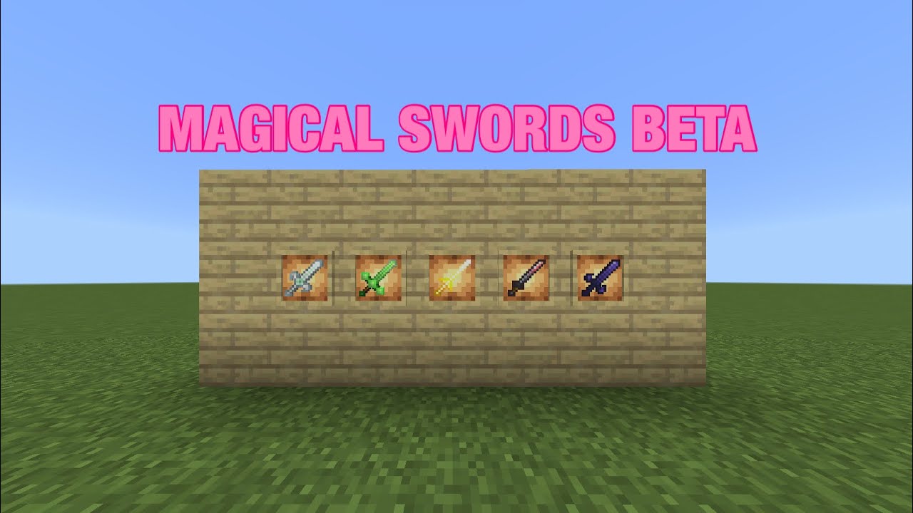 MINECRAFT MAGICAL SWORDS BETA - YouTube